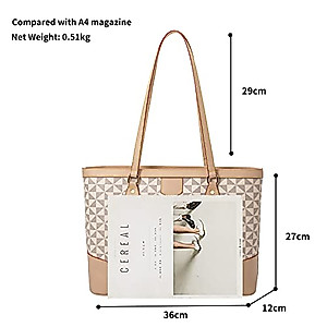 Lacel Urwebin Bags for Women Fashion Designer White Large Capacity Tote Top Handle Satchel Leather Shoulder Bag Handbag
