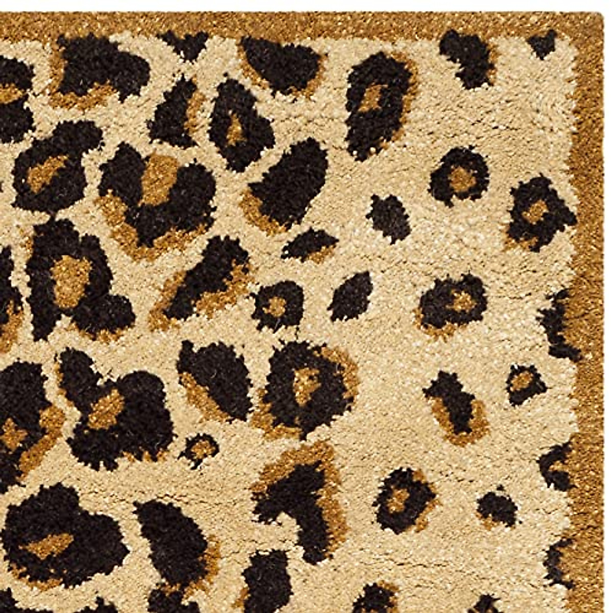 MARTHA STEWART by SAFAVIEH Collection 2'6" x 4'3" Teak MSR3621E Handmade Kalahari Wool & Viscose Accent Rug