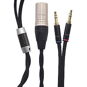 KK Cable HH-V HiFi Compatible Audio Upgrade Cable Replacement for T1 II, T5, Headphones, 4-pin XLR Male Plug. Audio Upgrade Cable. HH-V (1.5M(4.9FT))