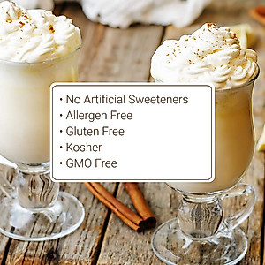 Monin - Gourmet White Chocolate Sauce, Creamy and Buttery, Great for Desserts, Coffee, and Snacks, Gluten-Free, Non-GMO (12 Ounce)