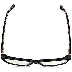 Kate Spade New York Women's Kate Spade Female Optical Style Dollie Rectangular Reading Glasses, Black Leopard/Demo Lens, 53mm, 15mm + 1.5