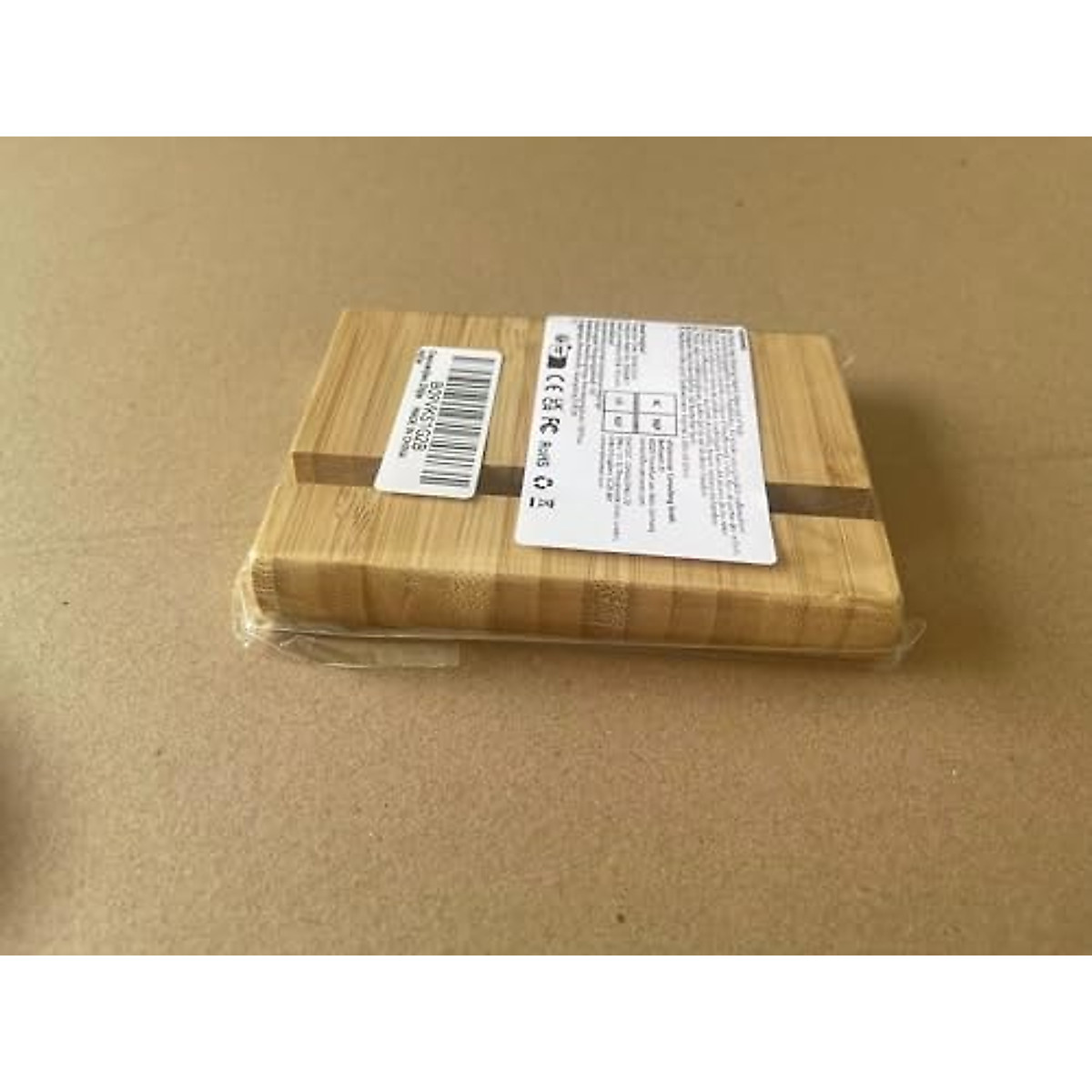 FadyDail Bamboo Cell Phone Stand Wooden Tablet Stand for Desktop, Wood Cell Phone Holder Desk Tablet Holder Mobile Stand for iPhone iPad Tablets and All Phones (Large Size)