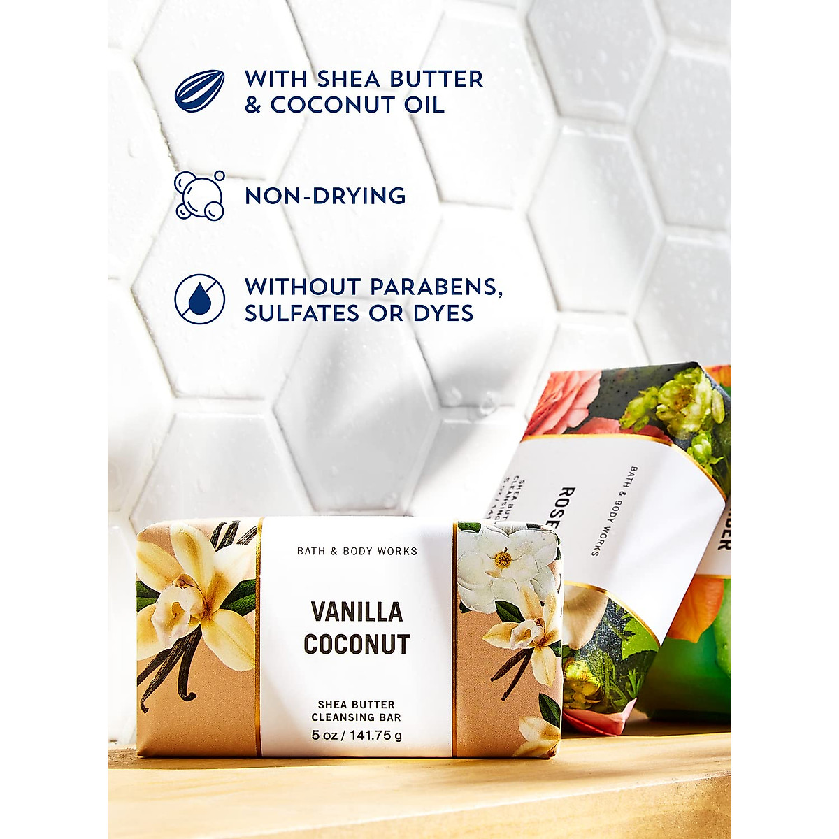 Bath and Body Works JAPANESE CHERRY BLOSSOM Shea Butter Cleansing Bar 4.2 oz