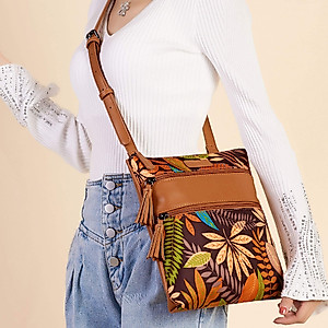 rofozzi Crossbody Purse for Women (Jungle)