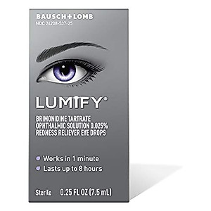 LUMIFY Redness Reliever Eye Drops 0.25 Ounce (7.5mL)
