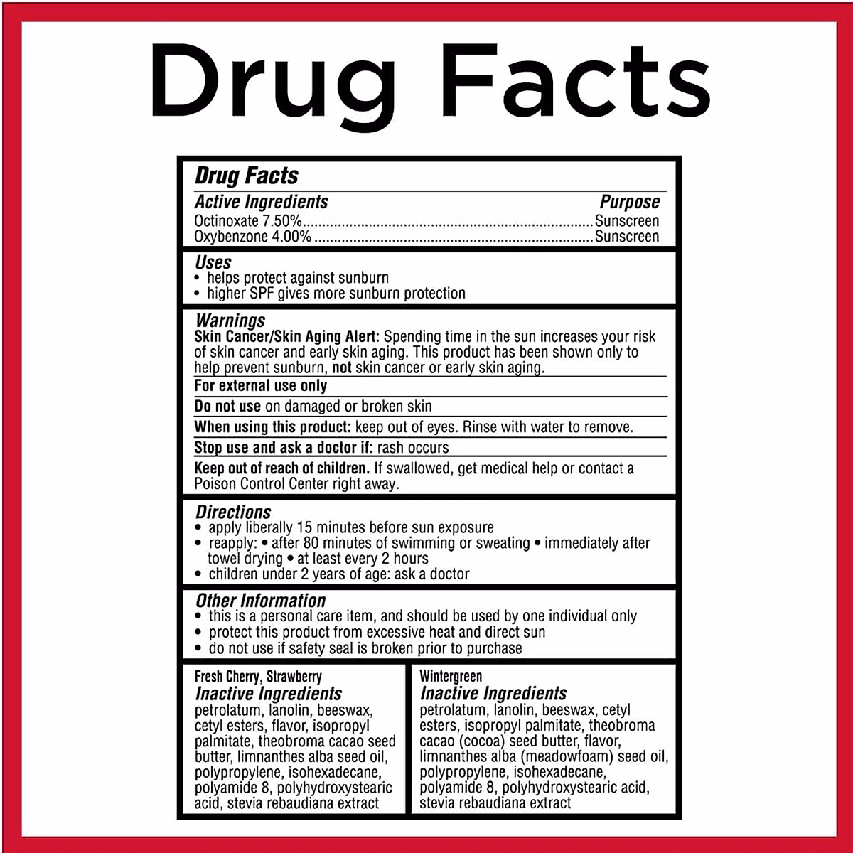 Carmex Lip Balm Tube Fresh Cherry SPF#15 0.35 Ounce (12 Pack)