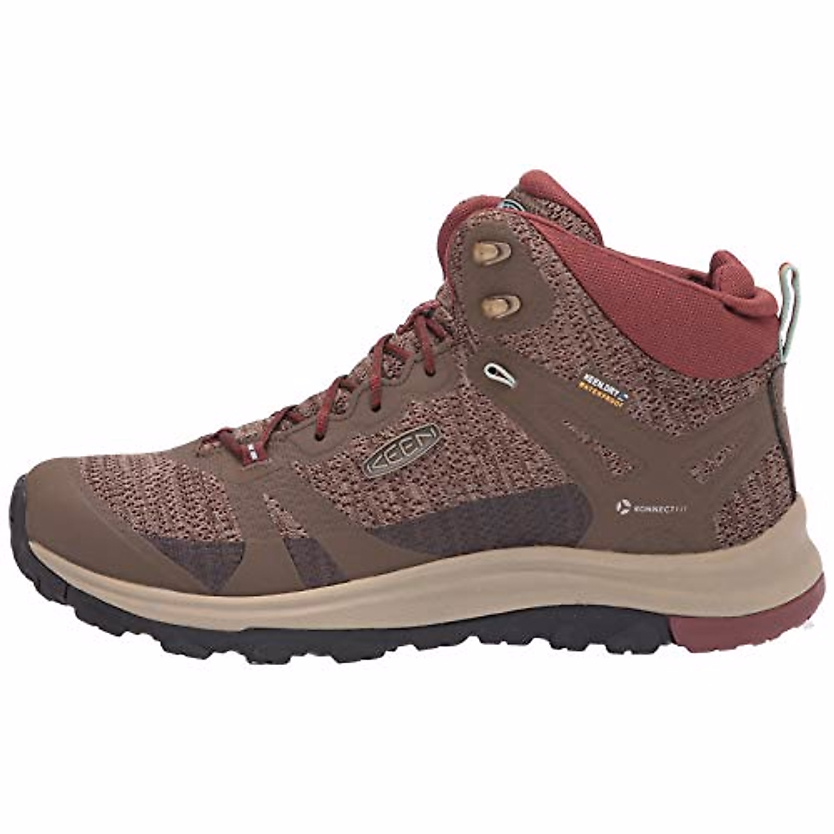 KEEN Womens Terradora 2 Waterproof Mid Height Hiking Boot, Canteen/Andorra, 9.5 US