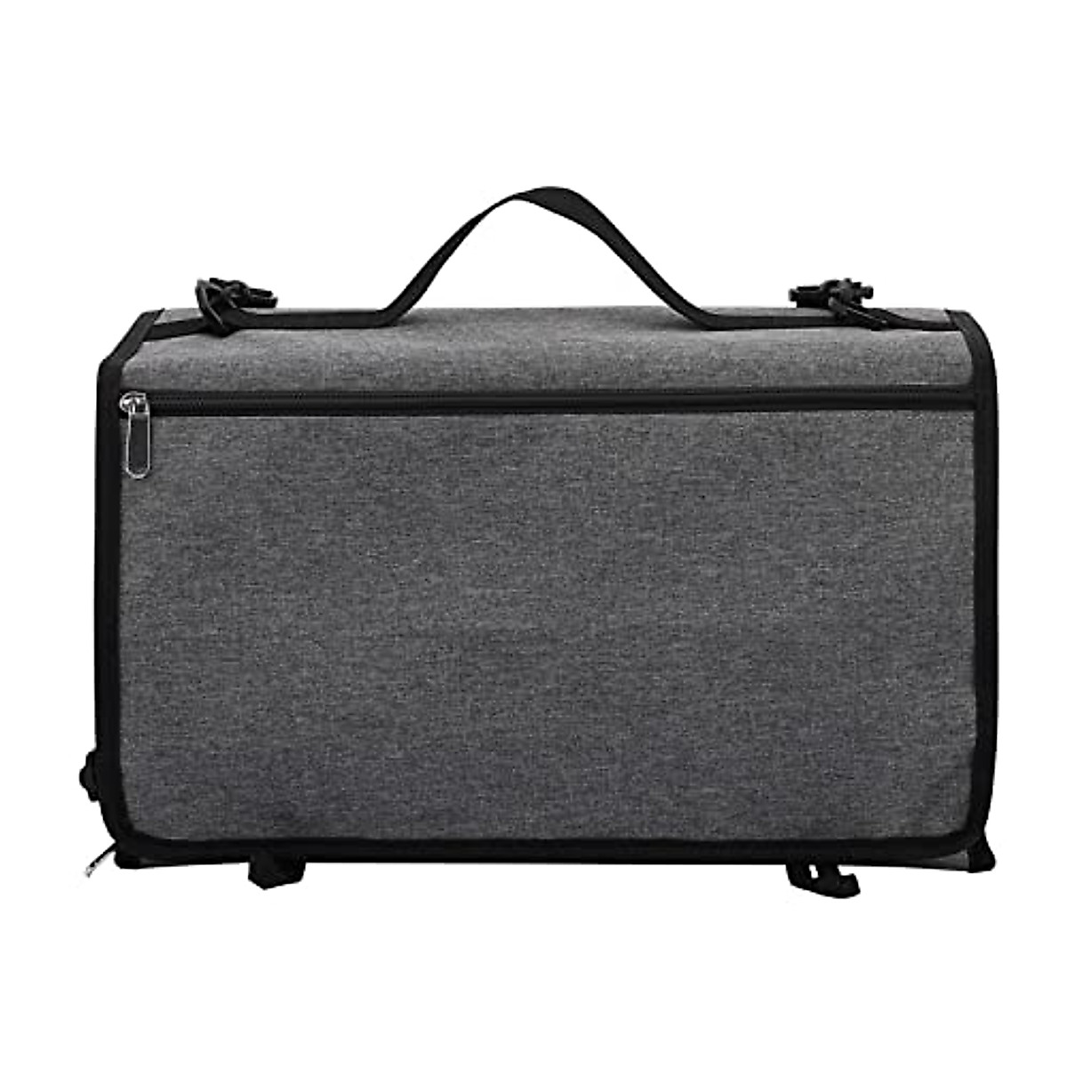 Ai CAR FUN Hanging Yarn Knitting Storage Organizer with 4 Compartments, Clear Wall Display Bulky Yarn Organizers Over The Door, Hanging Bags for Knitting Needles, Crochet Hooks