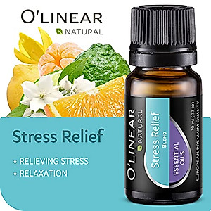 O'linear Essential Oils 6 Blends Set - Perfect for Humidifiers and Diffusers, Aromatherapy Diffuser Oils Scents, Essential Oil Kit for Home Use, Essential Oil Pack with Various Scents