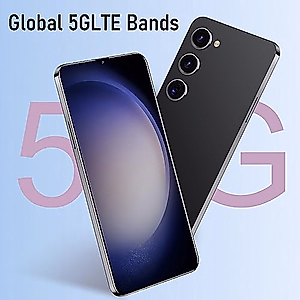 ExAchat C23 Android 13 Phone Unlocked, 7.2" FHD+ Display Octa Core 6GB+256GB 4G/5G Smartphone 108 MP Camera 5800mAh Dual SIM Cell Phones Unlocked/GPS/Fingerprint Unlock/Face ID