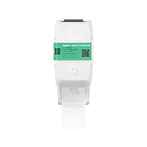 ZEBRA ZSB Series Labels - Potato Starch-Based Printer Label Paper - Recyclable Cartridge for Stickers - Versatile, Cloud-Based Adhesive - Multipurpose, 1.25" x 1.25"