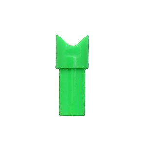 Southland Archery Supply SAS Crossbow Nock Half Moon - Dozen 12/Pack - Made in USA (.303, Neon Green)
