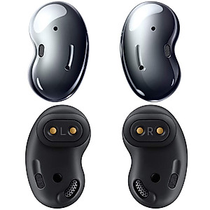 Samsung Galaxy Buds Live, Earbuds w/Active Noise Cancelling (Mystic Black) (Renewed)