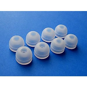8pcs (CL) Small Size (S) Replacement Earbuds Eartips Adapters Compatible with Motorola S9 S9-HD S10 S10-HD Headphones/Headsets