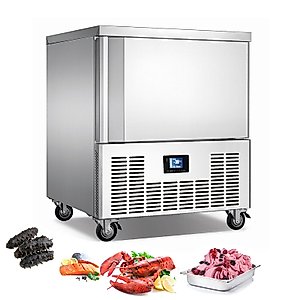 Kolice Commercial 5 trays Blast Chiller, Cakes, Hard Ice Cream, Dumpling, Chicken and Fish Freezer, School Kitchen Blast Freezer, Chest Freezer, Keep Food Fresh, Chilling and Freezing in Short Time
