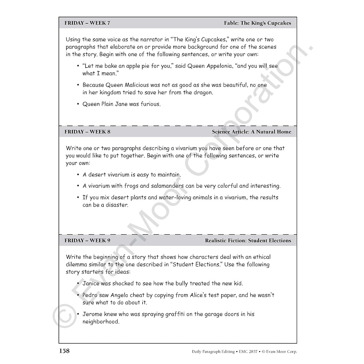 Evan-Moor Daily Paragraph Editing, Grade 7