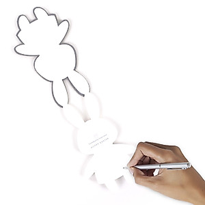 Hallmark Signature Easter Card for Kids (Fuzzy Plush Bunny)