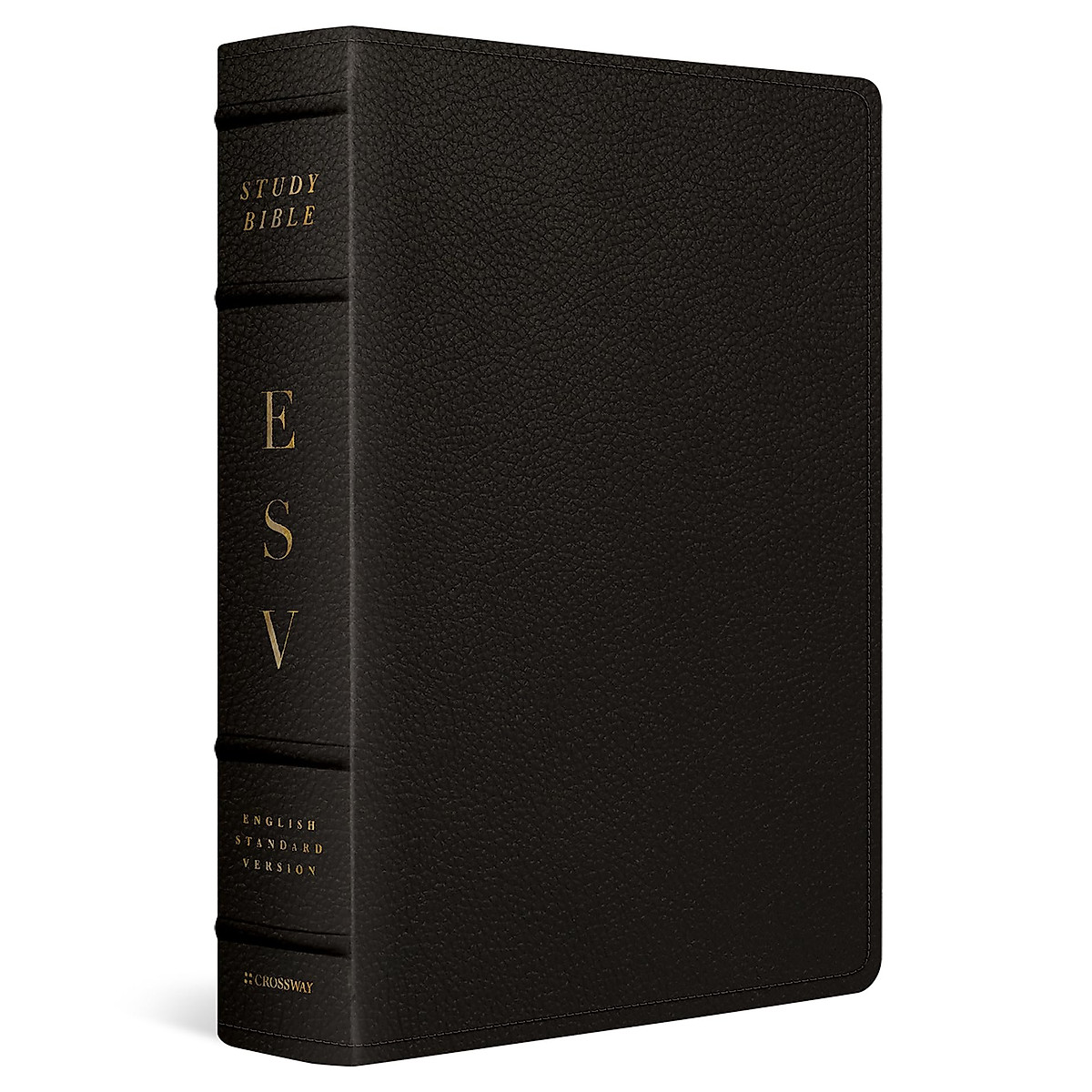 ESV Study Bible, Large Print (Buffalo Leather, Deep Brown)