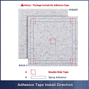 Upgraded 12 Pack Acoustic Panels Sound Proof Foam Panels Sound Proof Padding, 12"X12"X 0.4" High Density Bevled Edge Sound Panel, Idea for Acoustic Treatment & Wall Decoration (Black)