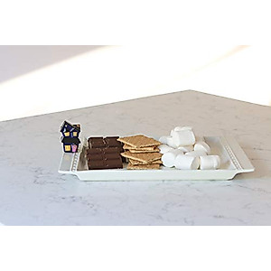 Nora Fleming Spooky Spaces - Hand-Painted Ceramic Halloween Decor - Fall Minis for The Home and Office