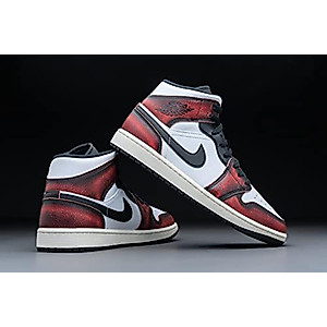 Nike AIR Jordan 1 MID SE Black/Infrared 23/White-SAIL DV9565 006 Men's Size 9