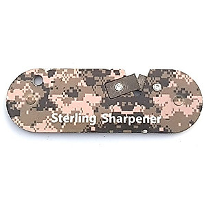 Sterling Sharpener SS Knife Sharpener, 3" x 1" x 0.5", Digital Camo