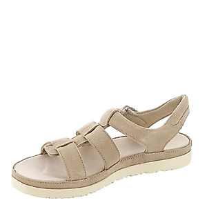UGG Unisex-Child Goldenstar Strap Sandal, Driftwood, 13 Little Kid