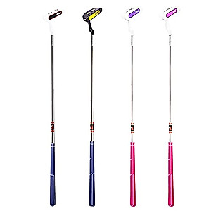 Kids Golf Putter Right Handed Stainless Steel Rio Beginners Practice Junior Golf Clubs for 3-12 Years 24''-28'' (Black&White,3-5Y)