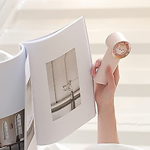 AIMHON Handheld Mini Fan, Portable Pocket Fan,3600mAh Battery Operated Rechargeable Personal Fan, 6-15 Hours Working Time for Outdoor Activities, Summer Gift for Men Women (White)