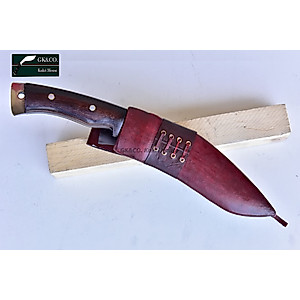 GK&CO. Kukri House Genuine - 8" AEOF Afghan Official Issued Genuine Kukri/Khukuri Knives Red Sheath GK&CO.Kukri In Nepal