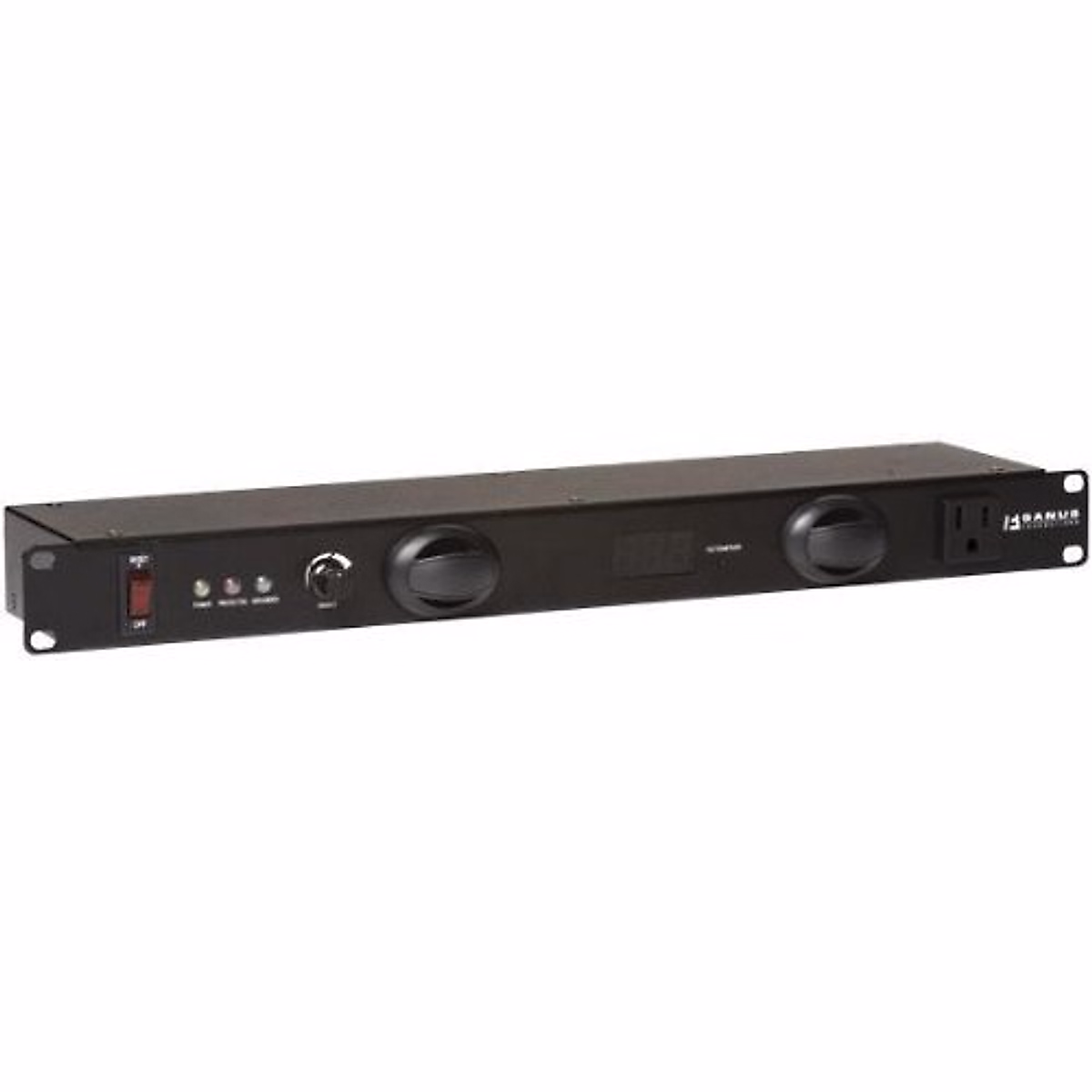 Sanus CAPC01-B1 Rack Mounted Power Conditioner with Lights Black