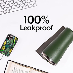 BrüMate Nav XL 32oz 100% Leak Proof Insulated Travel Tumbler with Magnetic BevLock™ Lid - Double Wall Cup-Holder Friendly Stainless Steel Mug (Onyx Leopard)