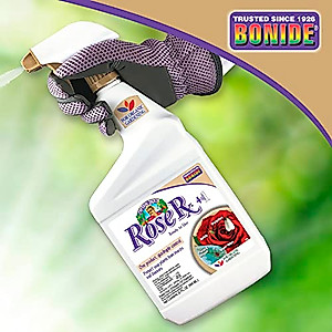 Bonide Captain Jack's Rose Rx 4-in-1 Insect & Disease Control, 32 oz Ready-to-Use Spray Neem Oil for Organic Gardening
