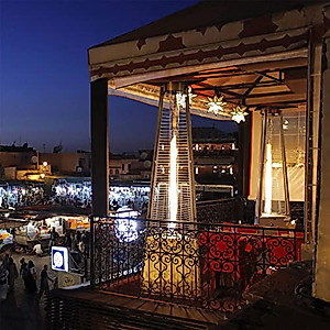 Linstaine Upgraded Patio Heater Dump Switch, Outdoor Propane Gas Heater Repair Part Thermocouple & Tilt Switch Controls Safety Kit, Garden Heater Igiter Replacement Part