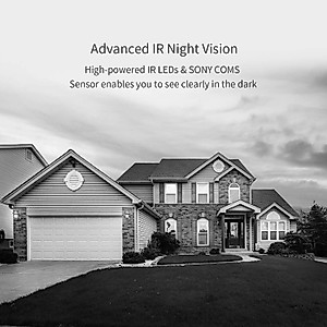 Security Camera Outdoor, blurams Cameras for Home Security 2-Way Audio, Starlight Night Vision, Facial Recognition, Siren, Weatherproof, Cloud/Local Storage, Works with Alexa& Google Assistant& IFTTT