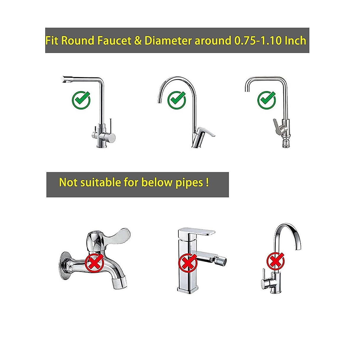 Enhydra 3 in 1 Sponge Holder for Kitchen Sink, Sink Area Saving Faucet Rack Stainless Steel Sink Caddy, Dish Rag Hanging