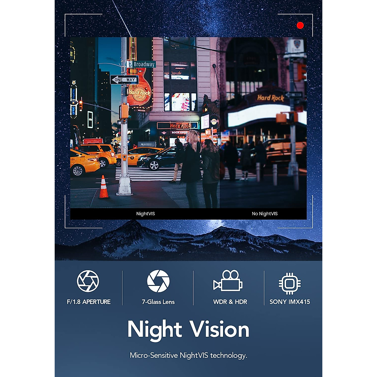 DDPAI Dash Cam 4k, 2160P Dash Camera for Cars Built in 5G WiFi GPS, Car Camera with 64G EMMC, Sony IMX415, Night Vision, WDR, G-Sensor, 24H Parking Monitor