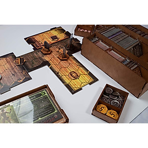 SMONEX Wooden Health Tracker 24 Pcs - Compatible with EU and US Gloomhaven Board Game and Frosthaven Board Game - Monster Stands Accessories