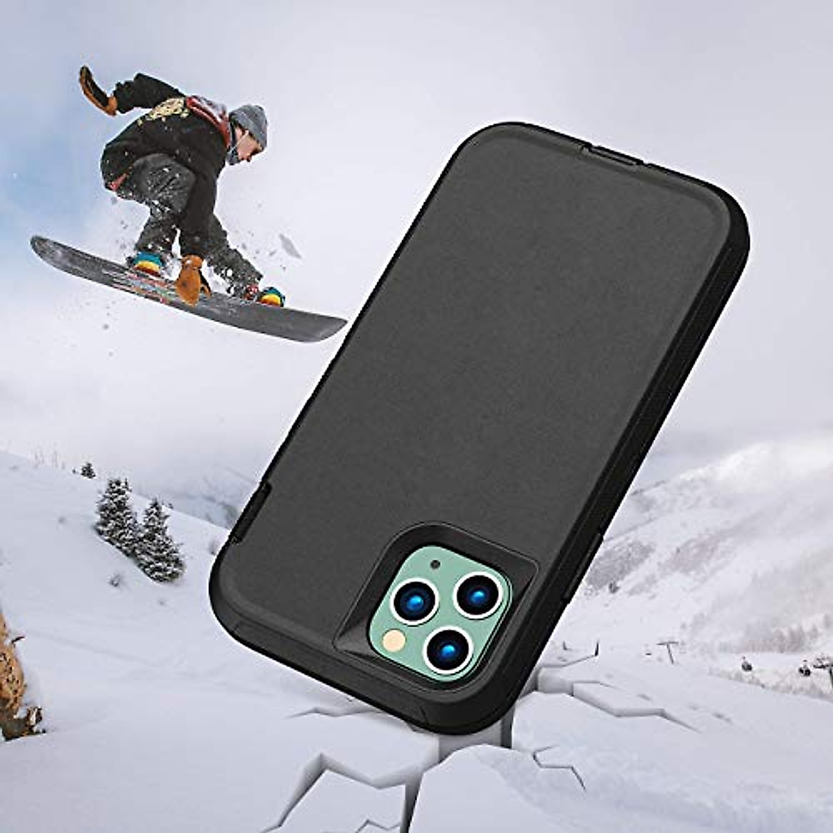 MXX Heavy Duty Case for iPhone 11 Pro Max - (No Built in Screen Protector) Drop Protection Tough Case for Apple iPhone 11 Pro Max (Black)