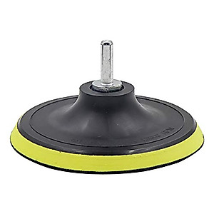 Luomorgo 5 inch Hook & Loop Backing Pad Orbital Sander Polisher Sanding Pad w M10 Drill Adapter 2pcs