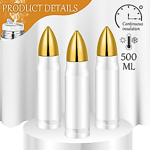 Suttmin 4 Pcs Birthday Gifts for Him DIY Sublimation Bullet Double Wall Tumbler Cups Travel Mug Insulated Coffee Water Bottle Fathers Day from Wife Daughter Son Anniversary Presents for Men Dad