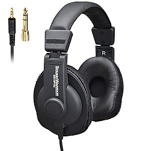 SOUNDWARRIOR SW-HP10s Over-Ear Professional Monitoring Headphones Wired, Closed-Back for Critical Listening, Japan-Made