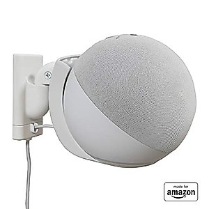 Made For Amazon Wall Mount, White, Echo (4th generation)