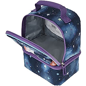 THERMOS Non-Licensed Dual Compartment Lunch Box, Space Unicorn