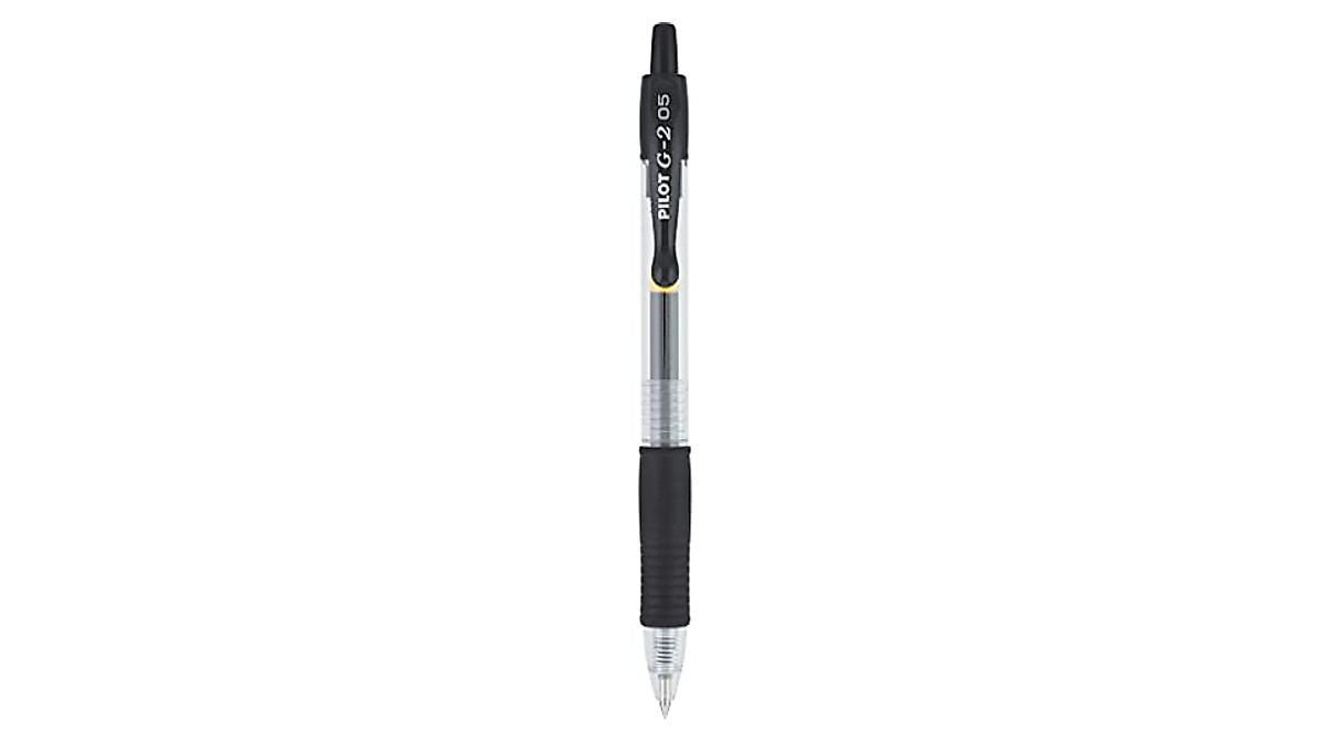 PILOT G2 Extra Fine Black Gel Pens 5-Pack - Smooth Writing