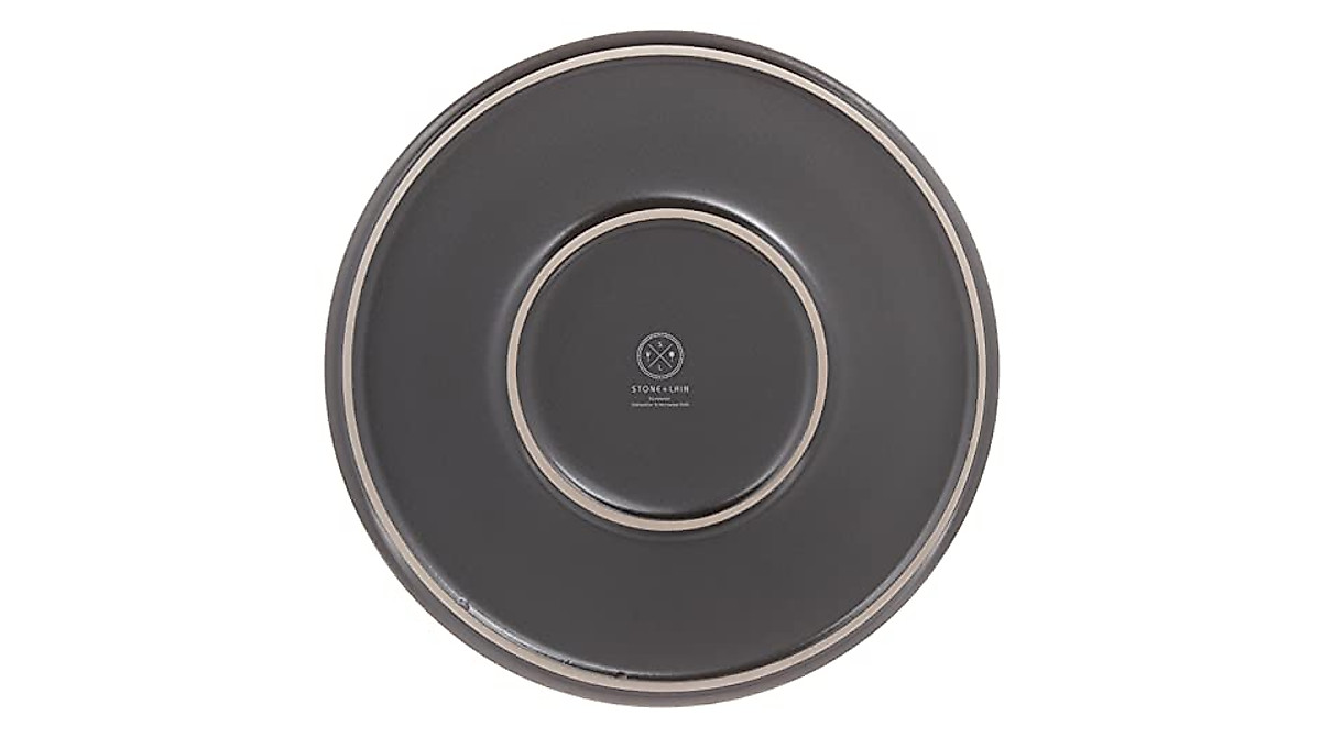 Stone Lain Black Matte Dinner Plates Set - 4-Piece