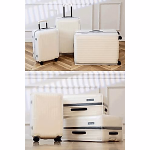 gaunghong Luggage Cover 20 22 24 28 Inch Suitcase Cover Rolling Luggage Cover Protector Clear EVA Suitcase Cover for Carry on Luggage(20Inch)