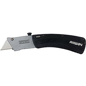 ALLWAY SWK Switchback Folding Utility Knife with Integrated Blade Guard