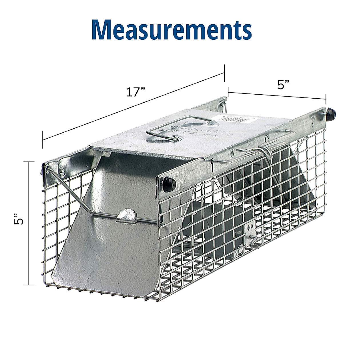 Havahart 1025 Small 2-Door Humane Catch and Release Live Animal Trap for Squirrels, Chipmunks, Rats, Weasels, and Small Animals