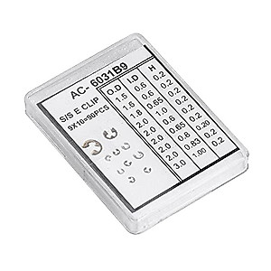 90PCS Chronograph Watch Pusher Button C-clip E Clip Circlip Ring